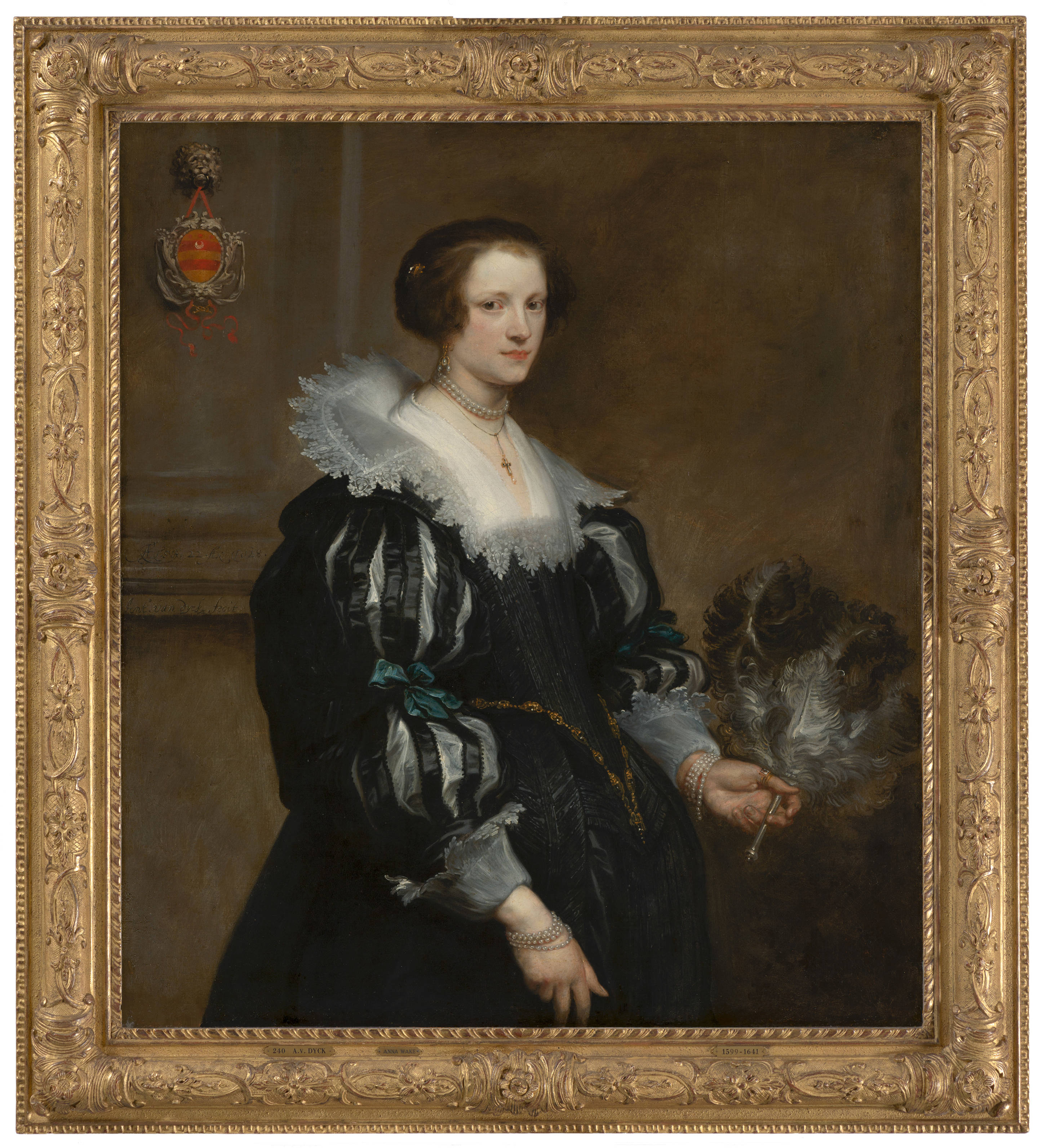Anthony van Dyck Portrait of Anna Wake (1605-before 1669) | Mauritshuis