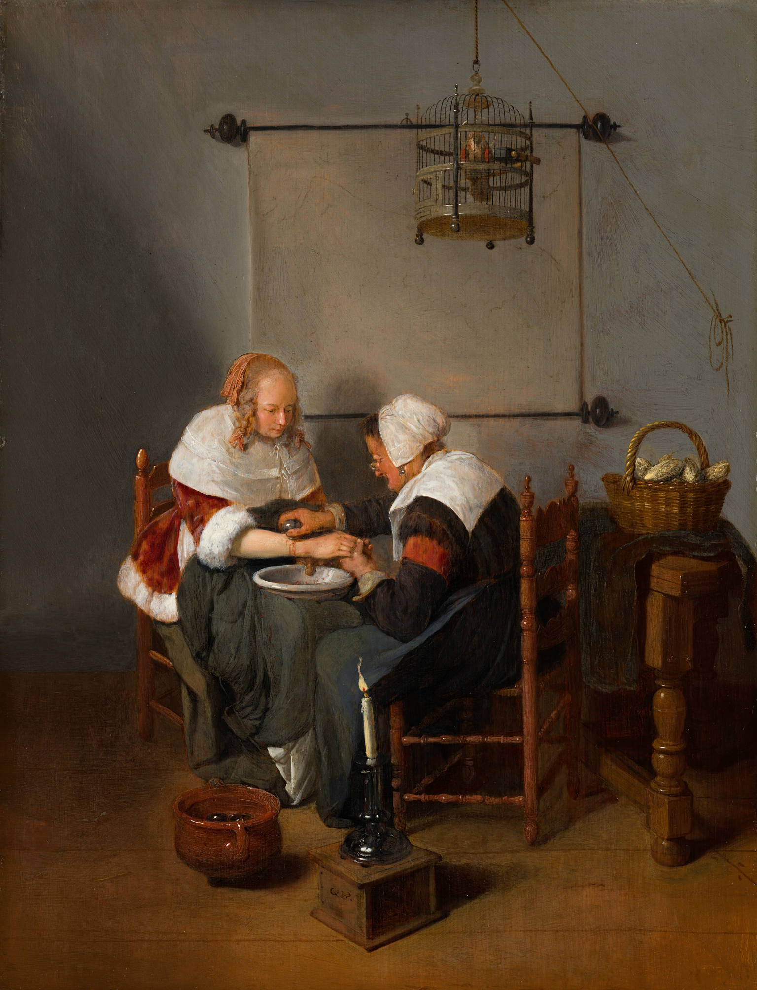 An Old Woman Bleeding a Young Woman, known as 'The Bloodletting ...
